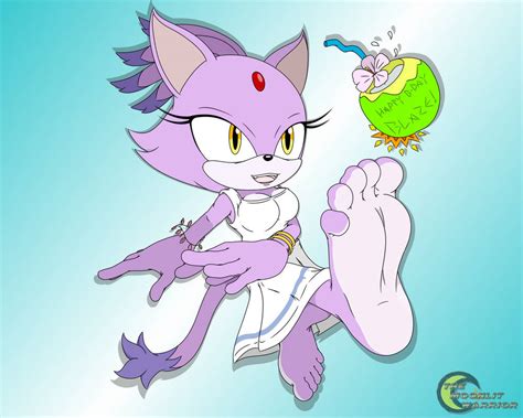 Happy Summer Blaze The Cat Bare Alt By Themoonlitwarrior On Deviantart