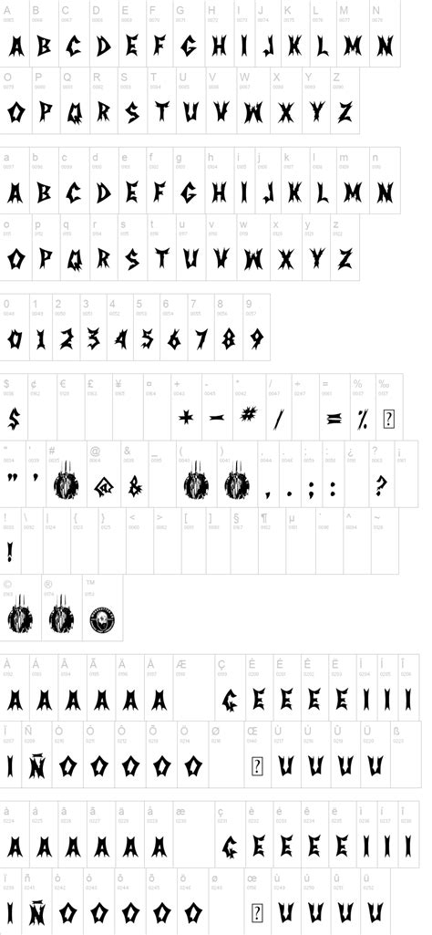 Nordic Metal Band Font