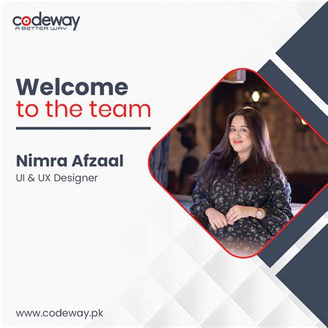 nimra afzaal on linkedin thanks for the warm welcome codeway 13 comments