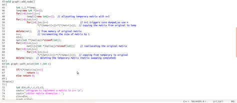 Implement Adjacency Matrix In C Using Pointers