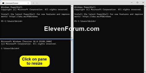 Resize Panes In Windows Terminal In Windows 11 Windows 11 Forum