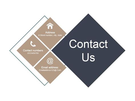 Contact Us Ppt Powerpoint Presentation Ideas Diagrams