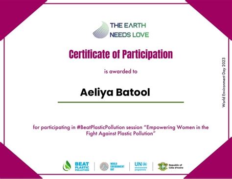 Aeliya Batool On Linkedin Celebrating My New Certificates🎉