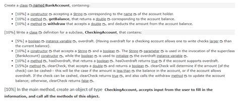 Solved Create A Class 口 Named Bankaccount Containing