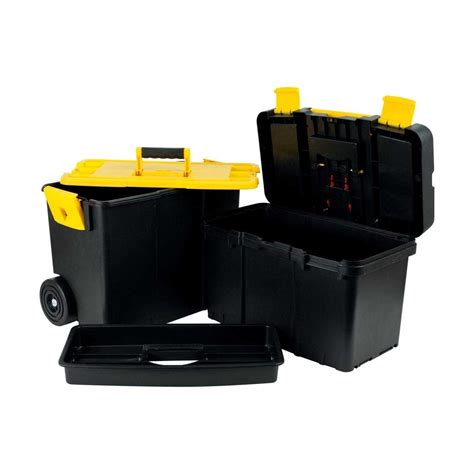 Stalwart Stackable Mobile Tool Box With Wheels Hardware Tools Online Store