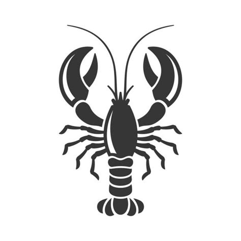 Lobster Clip Art Black And White