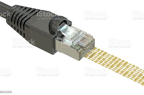 네트워크 연결 컨셉입니다 컴퓨터 네트워크 케이블 3d 렌더링 0명에 대한 스톡 사진 및 기타 이미지 0명 3차원 형태 기업 재무와 산업 Istock