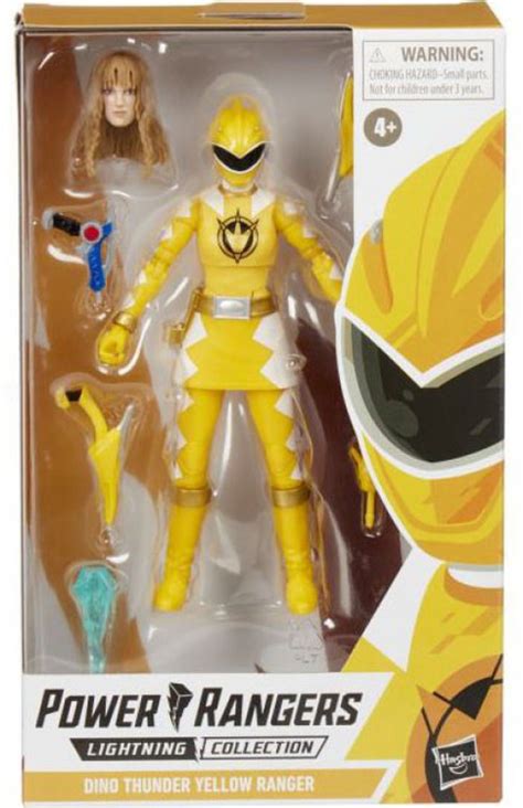 Power Rangers Dino Thunder Lightning Collection Yellow Ranger 6 Action