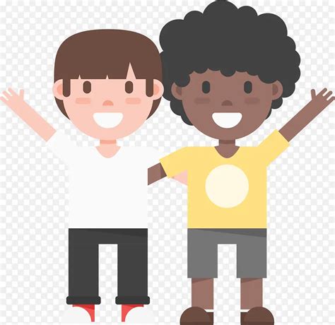 举手的好朋友好基友png图片素材下载图片编号qadnbzey 免抠素材网