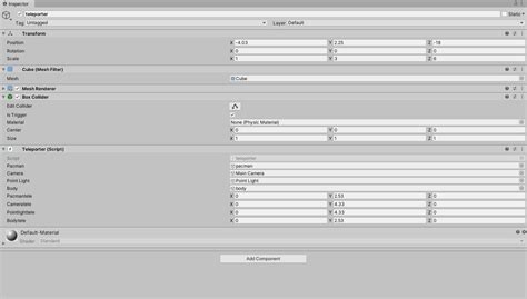 Unity I Cant Get A Teleport To Work C Game Development Stack Exchange