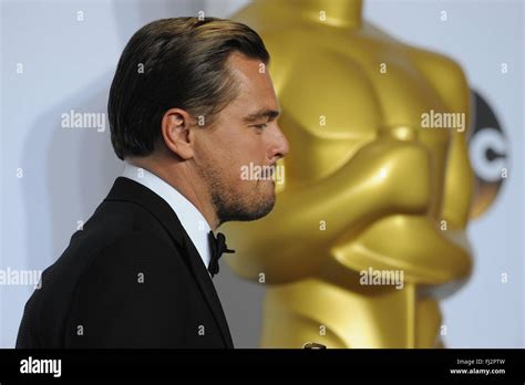 Los Angeles Usa 28th Feb 2016 Leonardo Dicaprio Of The Revenant