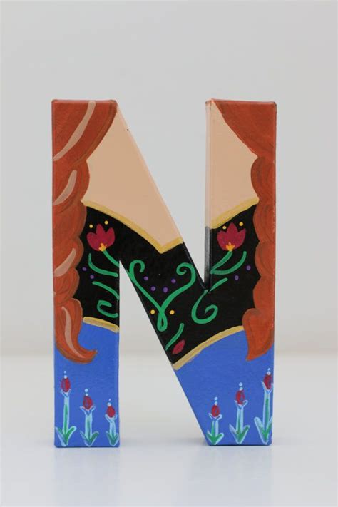 Princess Anna Initial Letter Letter A Crafts Disney Crafts Wooden Letter Crafts