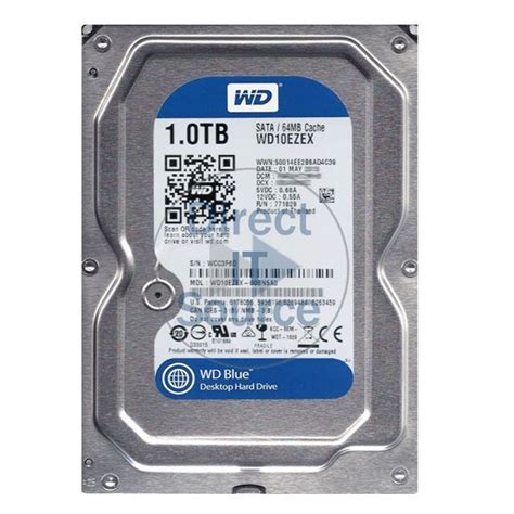 WD WD10EZEX-00BN5A0 - 1TB 7.2K SATA 6.0Gbps 3.5" 64MB Cache Hard Drive