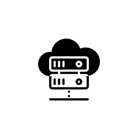 Cloud Server Database Icon 23900593 Vector Art At Vecteezy