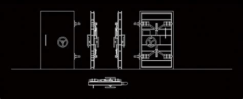 Reinforced Door DWG Elevation For AutoCAD Designs CAD