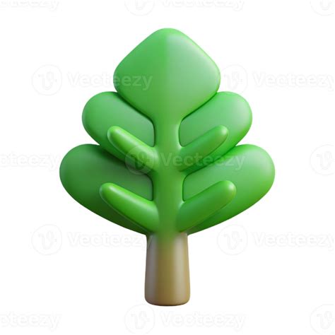 Playful Glorious Minimalist Logo Of A Stylized Tree With Clean Lines And Flat Green Color With