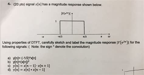 4 20 pts signal x[n] has a magnitude response