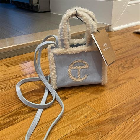 Ugg X Telfar Small Shopper Blue Telfar Depop