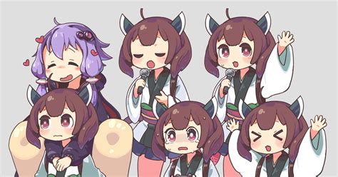 東北きりたん 東北きりたん立ち絵素材 坂本アヒルのイラスト Pixiv