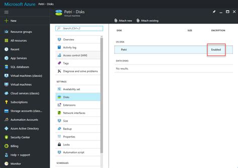 How To Encrypt An Azure Virtual Machine Petri IT Knowledgebase