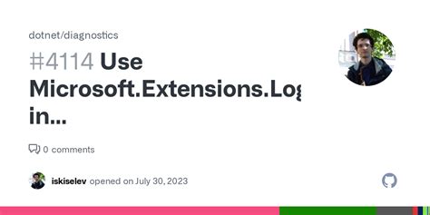 Use Microsoft Extensions Logging Abstractions In Microsoft Diagnostics NETCore Client Issue
