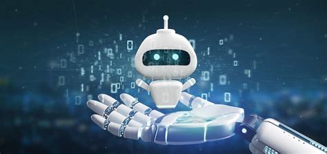 Businessman Holding Chatbot With Binary Code Message And Data