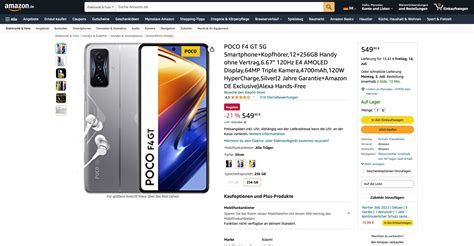 Poco F4 Gt 5g на Amazon игровой смартфон с чипом Snapdragon 8 Gen 1 и