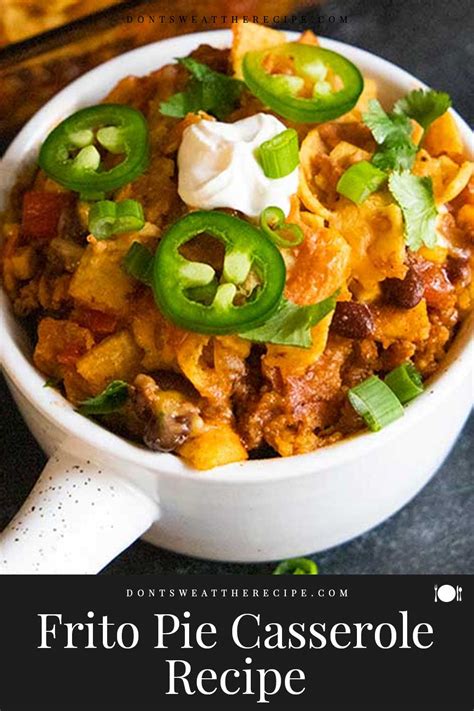 Frito Pie Casserole Recipe Dont Sweat The Recipe