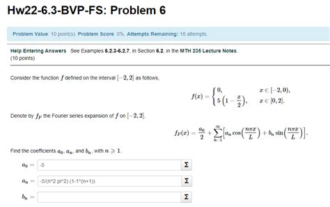 solved hw22 6 3 bvp fs problem 6 problem value