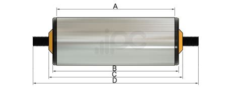 Rolete De Aço 762 Mm Fixação Segura E Alta Durabilidade