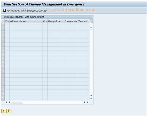 LECMOFF SAP Tcode Deactivate Change Management