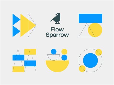 Flow Sparrow Motion Design Animation Geometric Art Website
