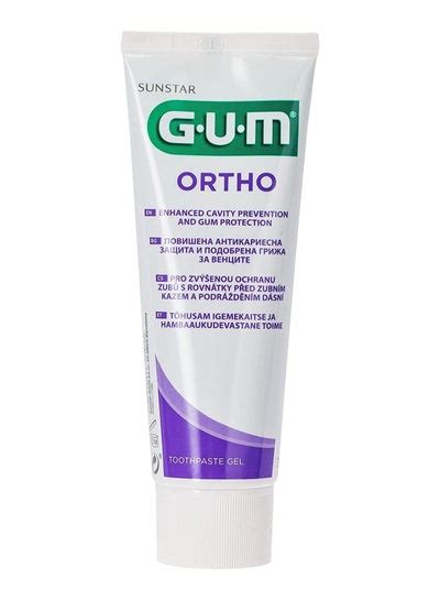 Gum Ortho Toothpaste Gel Plaque Removal 75ml Price In Uae Noon