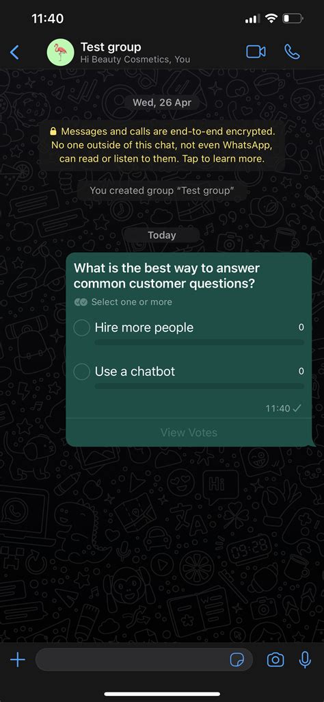 How To Do Polls In WhatsApp Step By Step Guide Chatfuel Blog