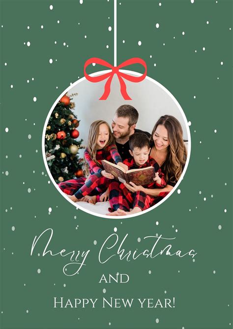 Printable Christmas Card Photo Rossy Printable