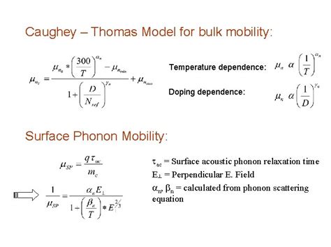 Mosfet Device Simulation Mosfet Device Structure Semiconductor Equations