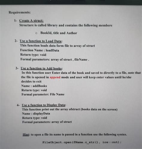 Struct And Sequential File Access 2 Marks Write A Chegg