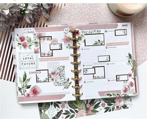 Sweet Happy Planner Dashboard Layout Inspiration Artofit