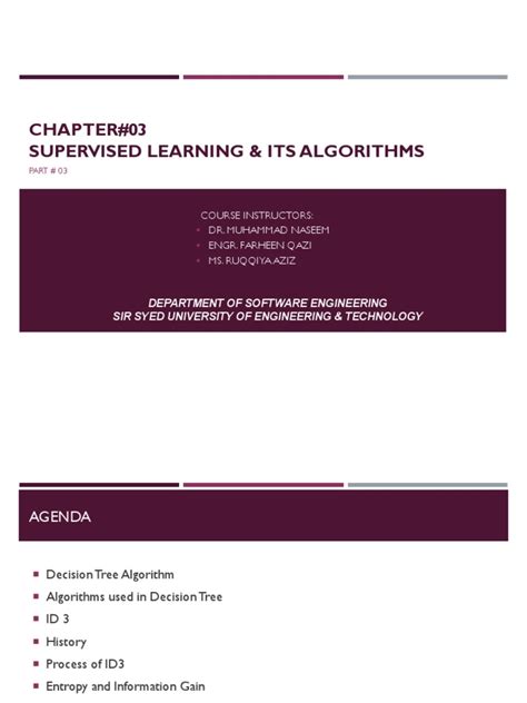 chapter 03 supervised learning and its algorithms iii pdf machine