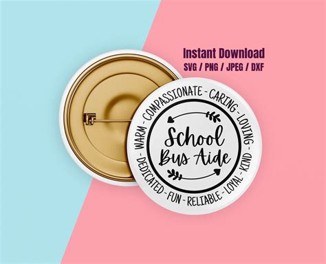 School Bus Aide Svg School Bus Attendant Svg School Bus Etsy