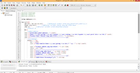 cara membuat program lengkap dengan coding sederhana riset