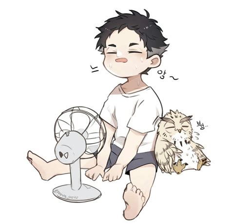 可愛すぎるでしょぉぉおおお ハイキュー 赤葦京治 ショタ葦？ 眠葦 夏 萌え禿げる 尊い Anime Chibi
