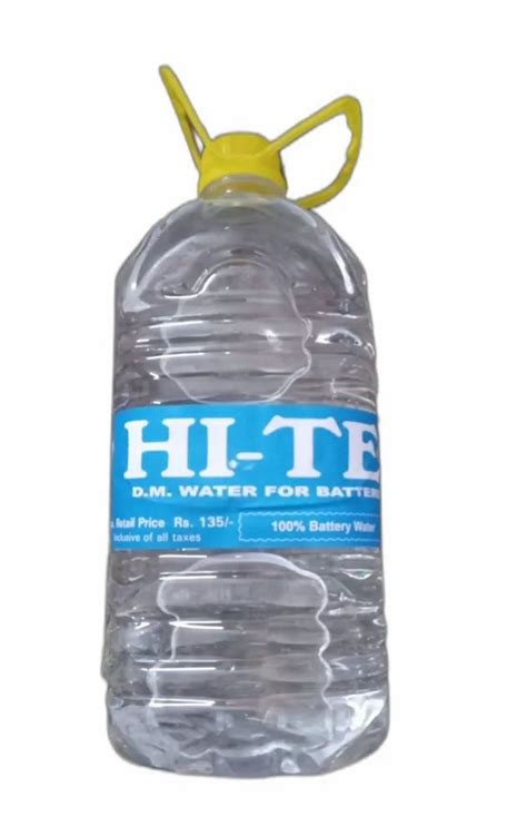 Grade Standard Technical Grade Liquid Hi Tech Battery Water Packaging