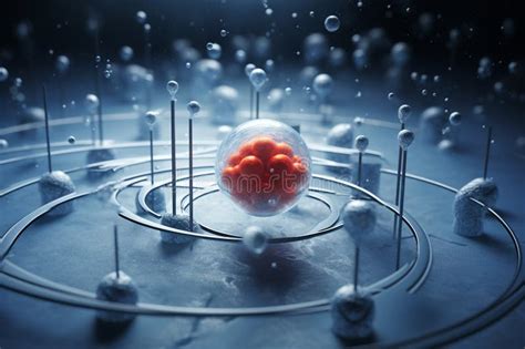 Abstract Molecular Structure Visualization Background Illustration