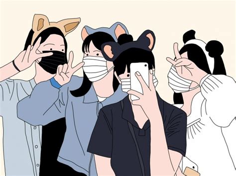 라인드로잉캐릭터 그려드립니다 크몽