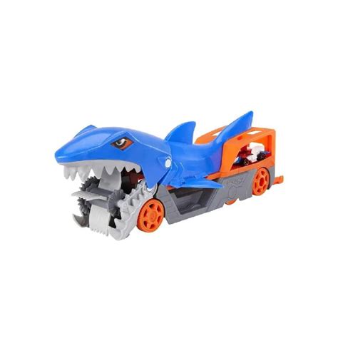 Hot Wheels Shark Chomp Transport Vehicle With Storage Mthwgvg36