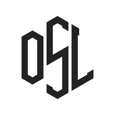 Premium Vector OSL Logo Design Initial Letter OSL Monogram Logo Using Hexagon Shape