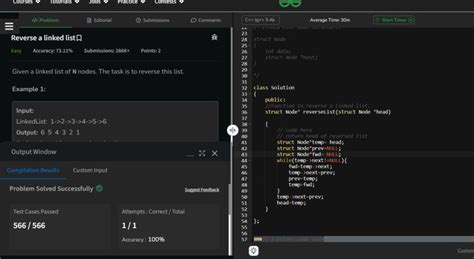 Shishir Agarwal On Linkedin 9100 Today I Tackled The Problem Of Reversing A Linked List In C