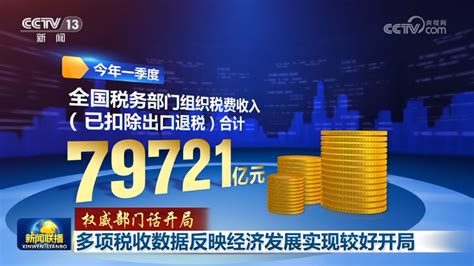 【权威部门话开局】多项税收数据反映经济发展实现较好开局新闻频道央视网