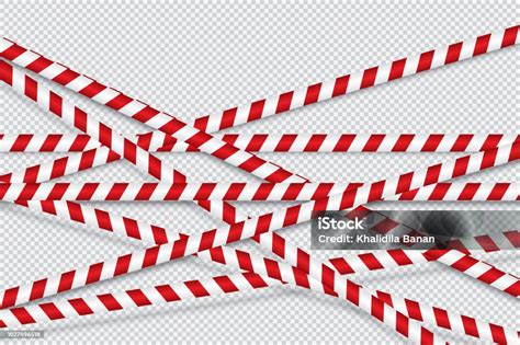 베리 어 테이프의 빨간색과 흰색 라인입니다 극 가드 입력의 부족에 대 한 보호합니다 투명 한 배경에 바리 한 빨간색과 흰색 케이드 현실적인 빨간색과 흰색 위험 테이프입니다